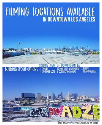 Locations Hub - Massive Urban Rooftop with Iconic LA Views - Raw, Open, & Film Ready