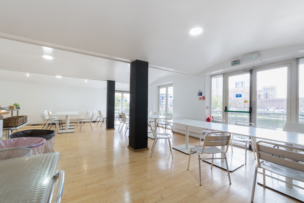 Locations Hub - Modern Office Cafeteria