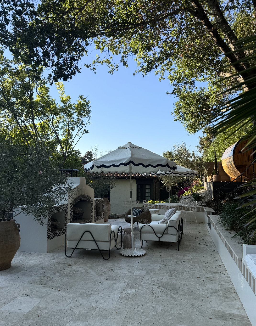 Locations Hub - Mediterranean/Santa Barbara style outdoor patio