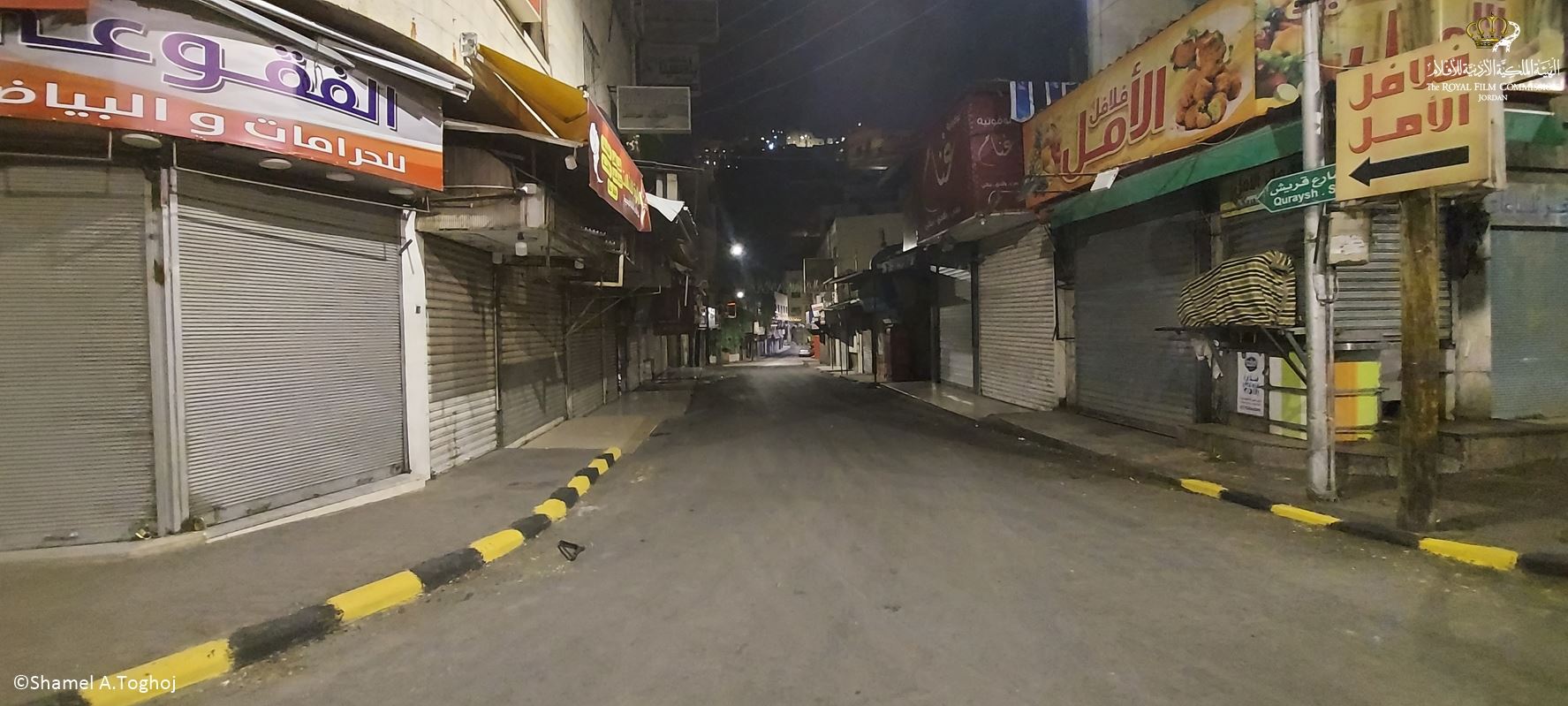 Locations Hub - Amman at Night during Lockdown