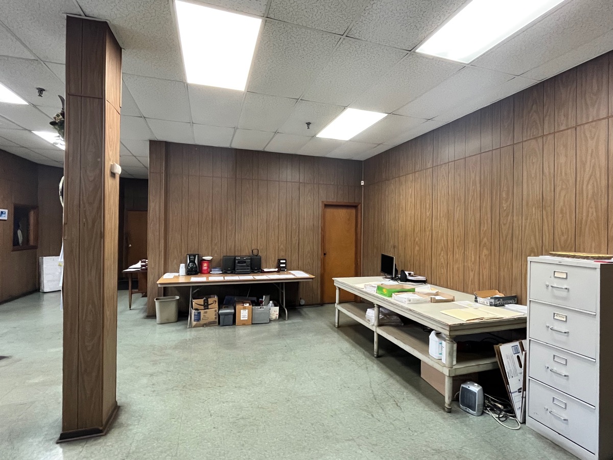 Locations Hub - RETRO WOOD-PANELED OFFICE & MASSIVE WAREHOUSE