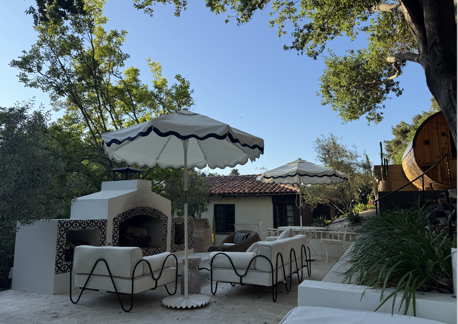 Locations Hub - Mediterranean/Santa Barbara style outdoor patio