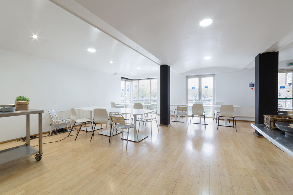 Locations Hub - Modern Office Cafeteria